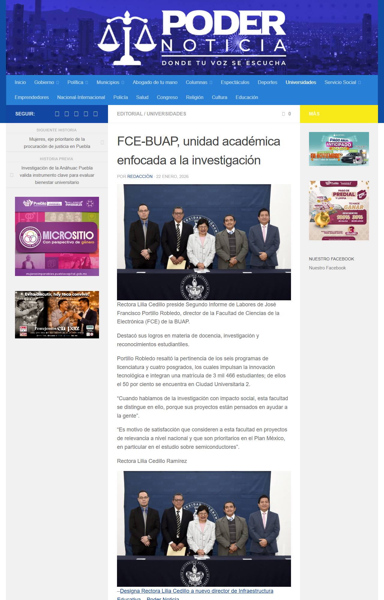 FCE-BUAP, unidad académica enfocada a la investigación - Hanakúa Next ...
